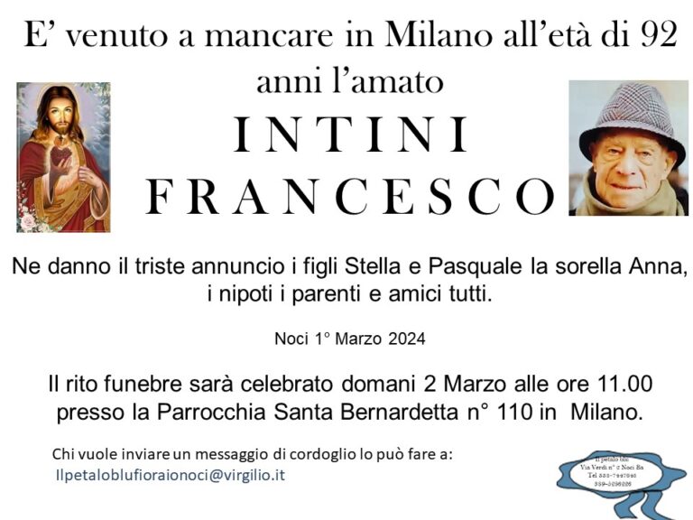 INTINI FRANCESCO - Il Petalo Blu